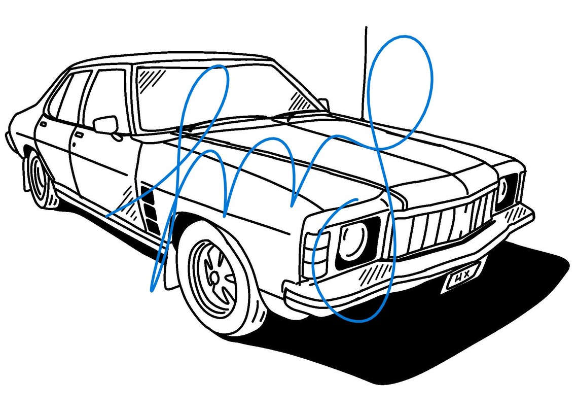 Holden HX Monaro Digital File SVG - Etsy