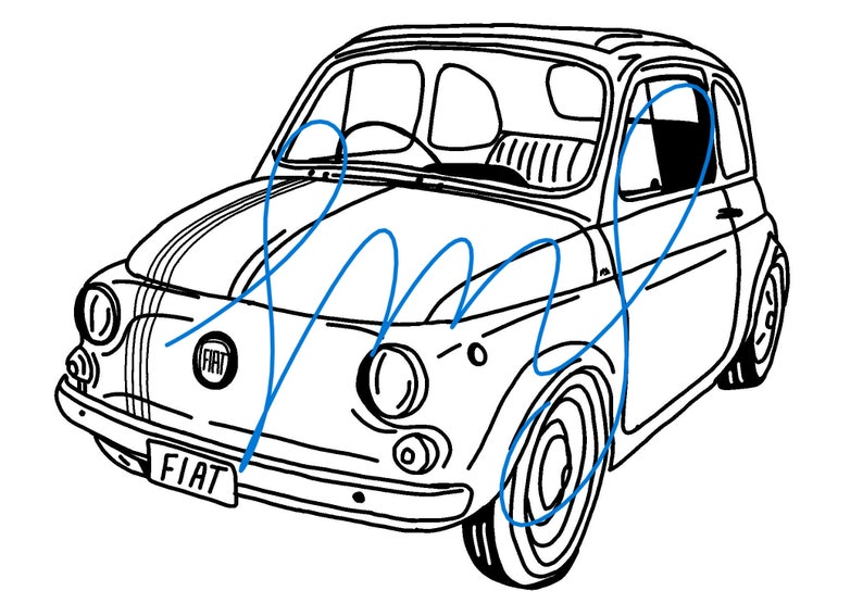Fiat SVG Digital File - Etsy