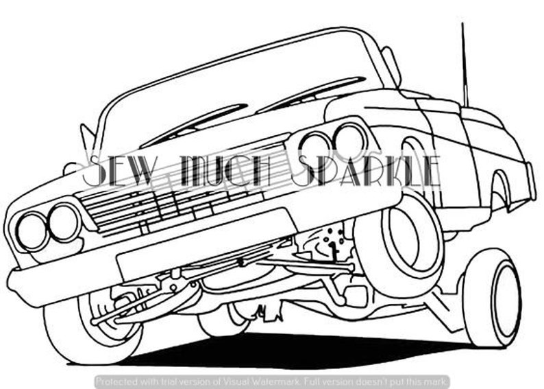 Chevy Lowrider Sdigital Svg - Etsy