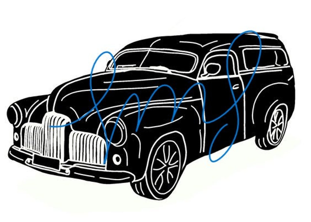 59 Chev Delivery SVG Digital File - Etsy