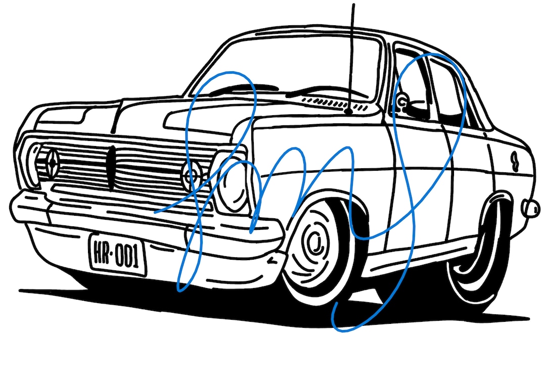 Holden HR Sedan SVG Digital Image - Etsy