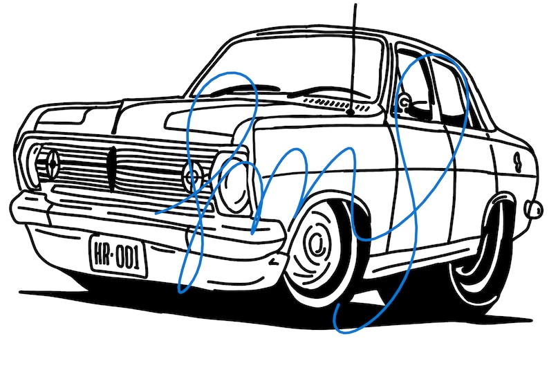 Holden HR Sedan SVG Digital Image - Etsy