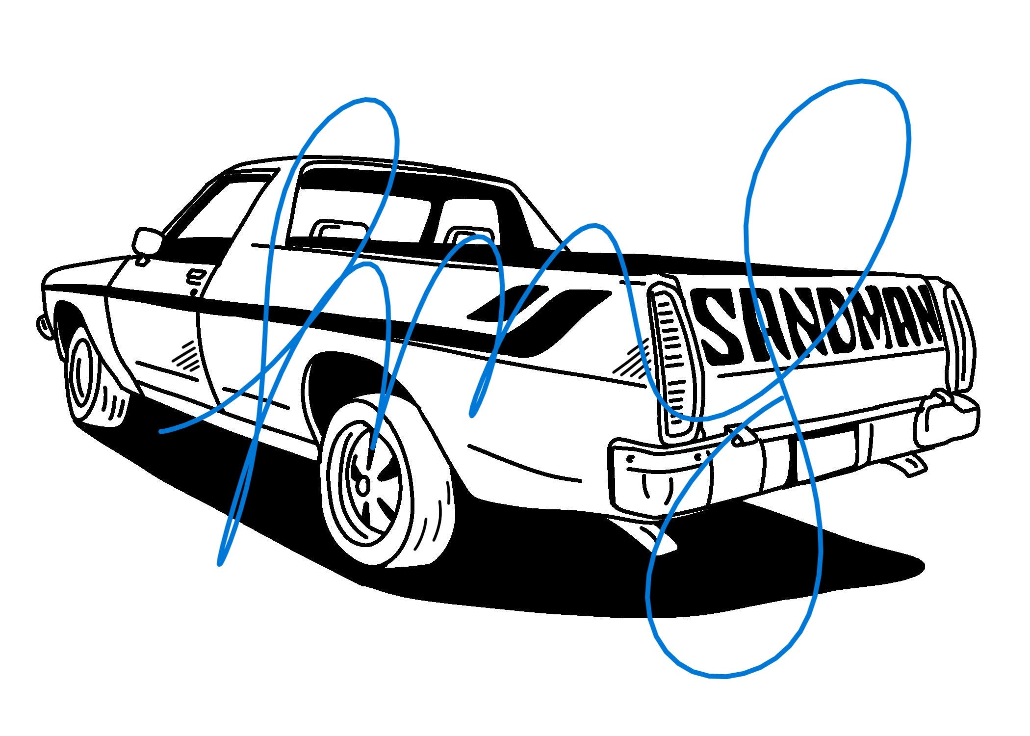 Holden Sandman Ute Digital File SVG - Etsy Australia