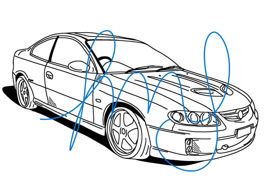 Holden Monaro 2003 Digital File SVG - Etsy