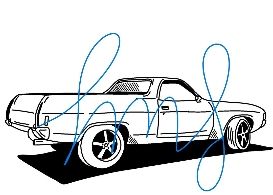 Ford XD Ute Digital File SVG - Etsy