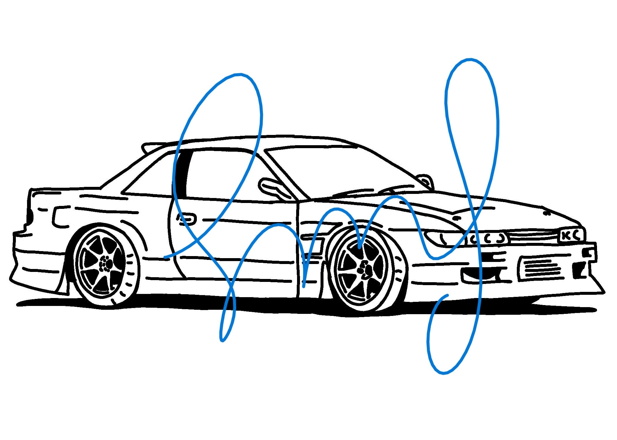 Nissan Sylvia S13 SVG Digital File - Etsy