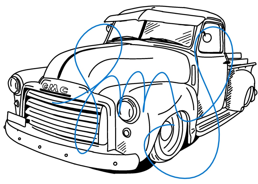 GMC Truck Digital File SVG - Etsy