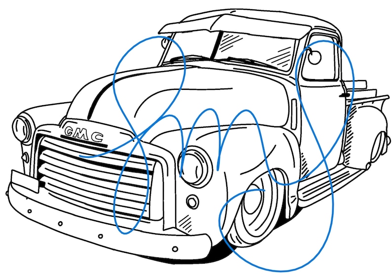 GMC Truck Digital File SVG - Etsy