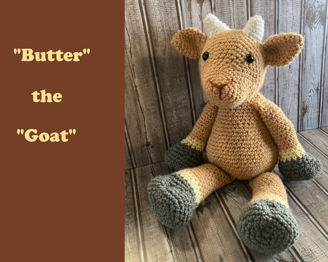 Goat Crochet PDF PATTERN ONLY, Doll, Amigurumi- "butter” the Goat - Etsy