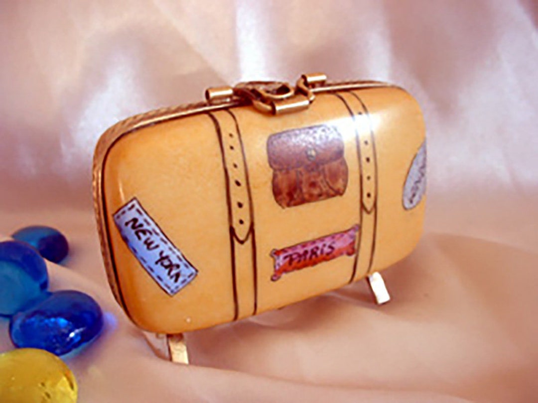Limoges Porcelain Suitcase - Etsy