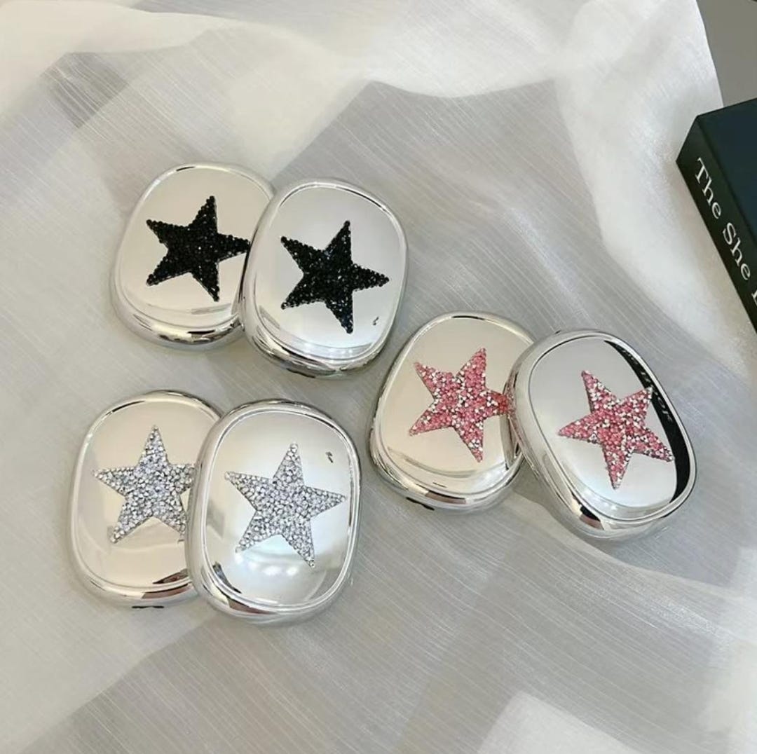 Star Diamond AirPod Max Case With Glitter Design, Apple Headphone Cover ...