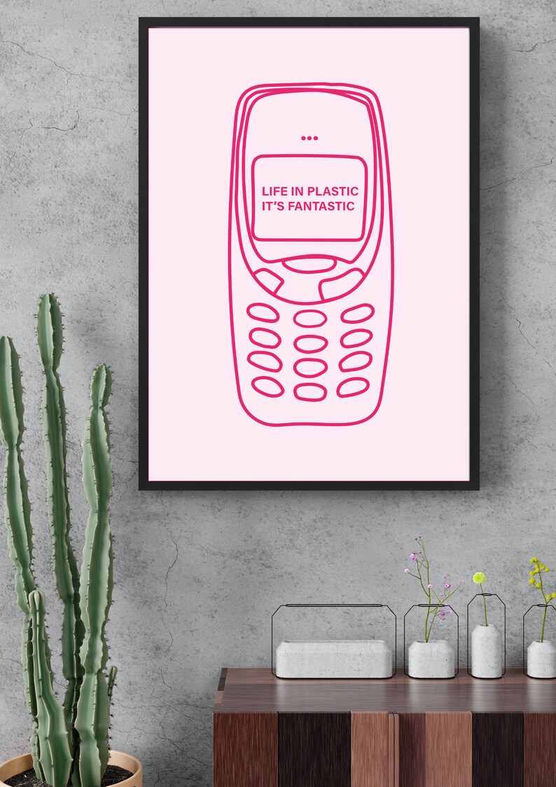 Vintage Telephone Poster - Etsy