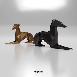 Papercraft Italian Greyhound, Dog Papercraft, Digital Patterns ...