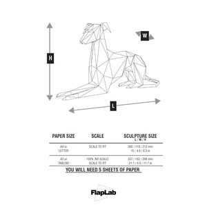 Papercraft Italian Greyhound, Dog Papercraft, Digital Patterns ...