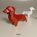 3D Dachshund Papercraft: DIY Dog Decoration (digital Pattern) - Etsy