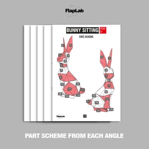 Papercraft Easter Bunny Decoration, Papercraft Animals, Papercraft ...