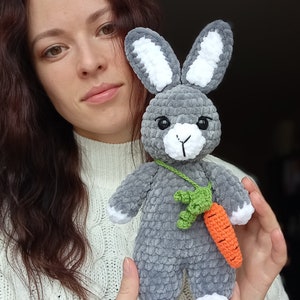 Amigurumi Bunny Pattern, Crochet Pattern Bunny, Crochet Bunny Toy ...