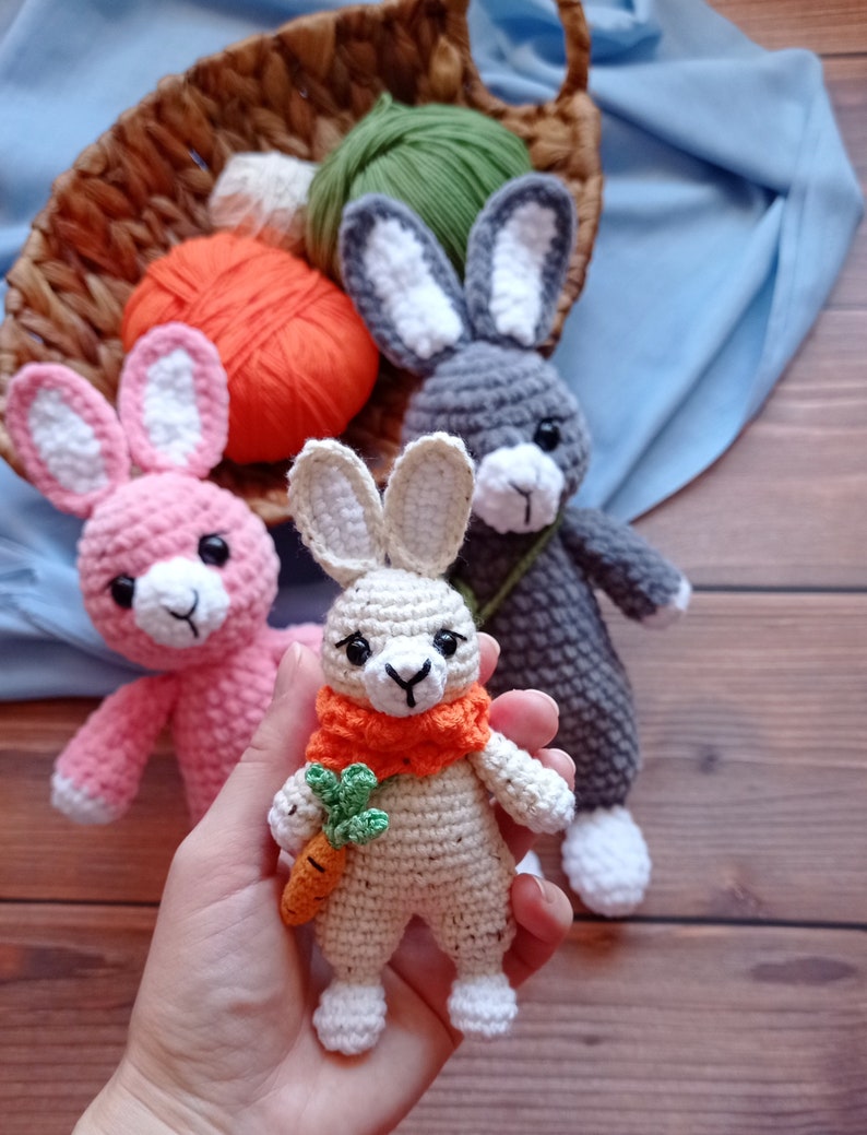 Amigurumi Bunny Pattern Crochet Pattern Bunny Crochet Bunny - Etsy