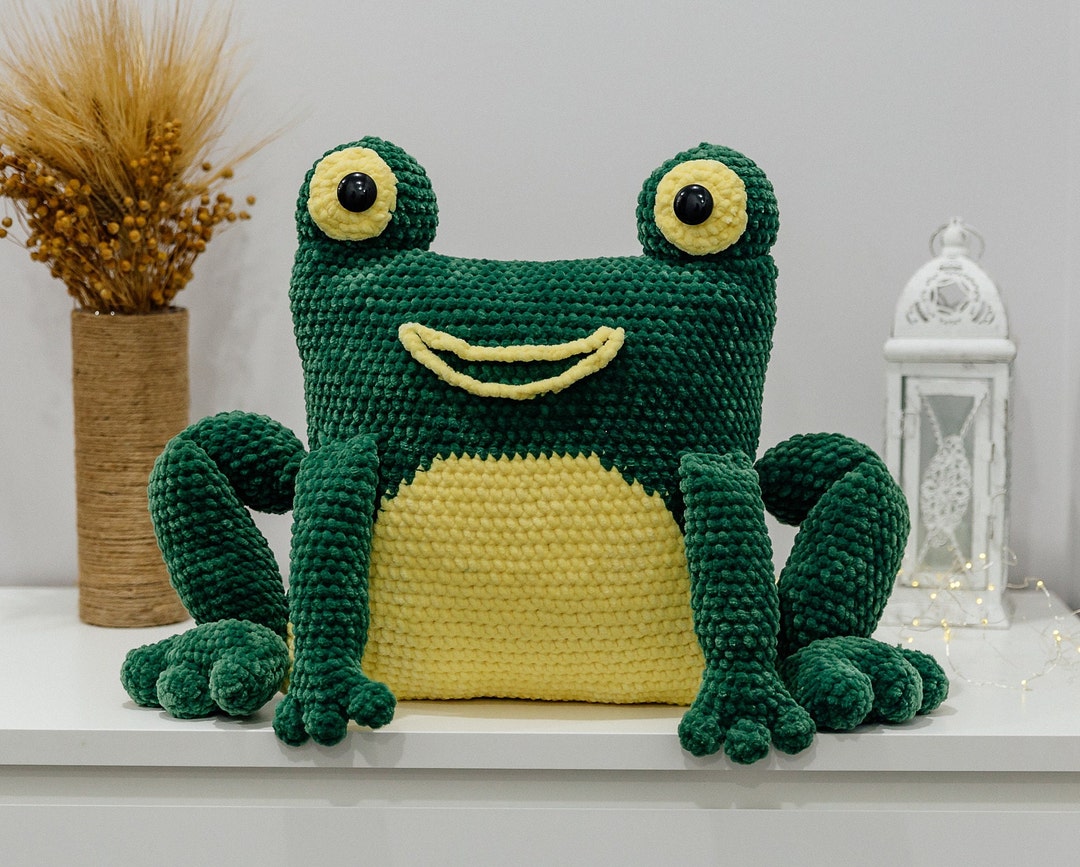 Crochet Pattern Frog, Crochet Toy Pattern, Crochet Crazy Frog ...