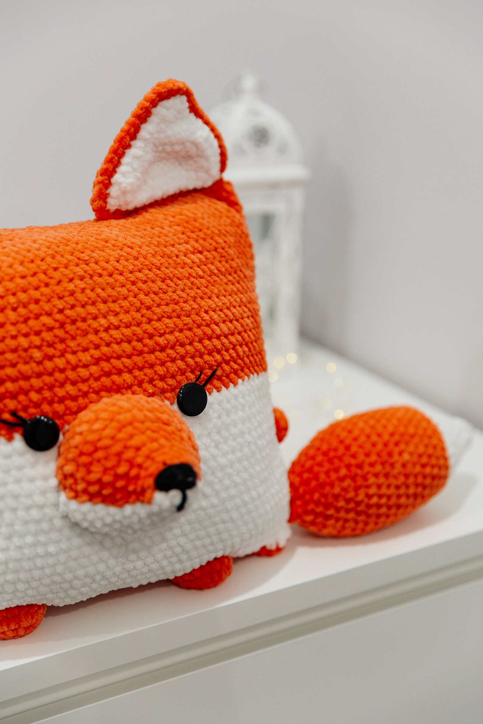 Crochet Pattern Fox Crochet Pillow Fox Amigurumi Pattern - Etsy