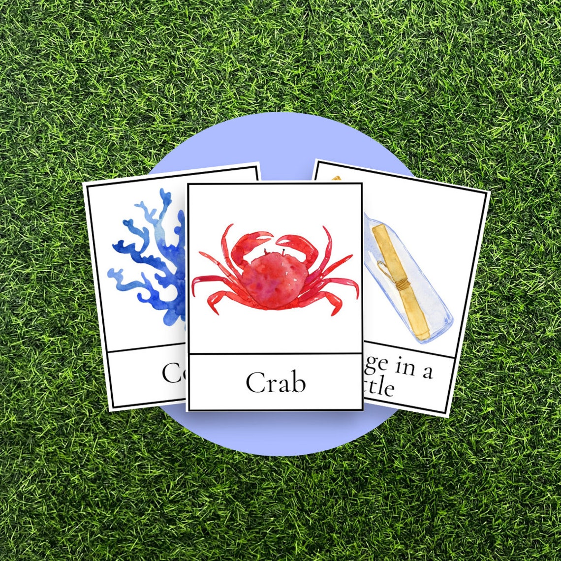 16 Printable Nautical Flashcards for Kids Montessori Learning Education ...