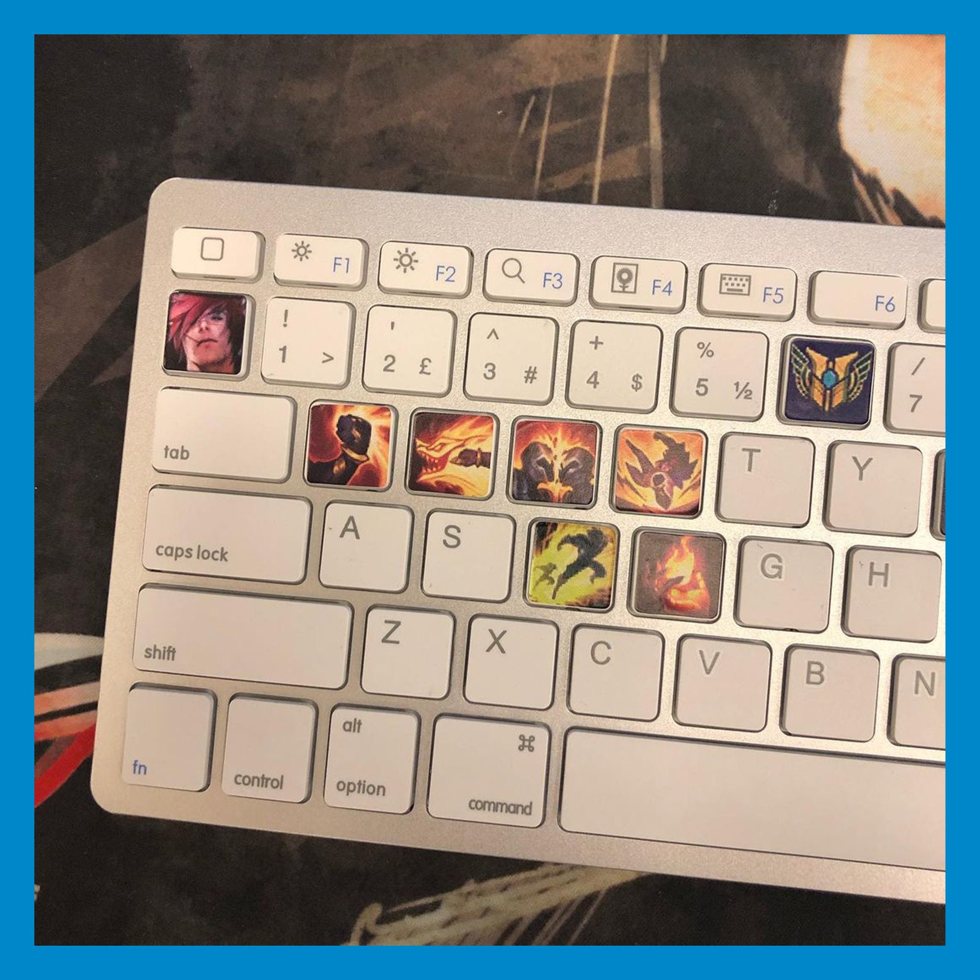 LOL Keycaps Sticker League of Legends Game Skill Keycaps - Etsy