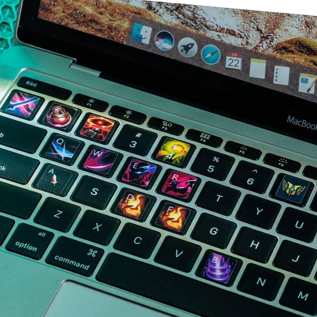 Ekko Lol Keycaps Sticker League of Legends Game Skill Keycaps Sticker ...