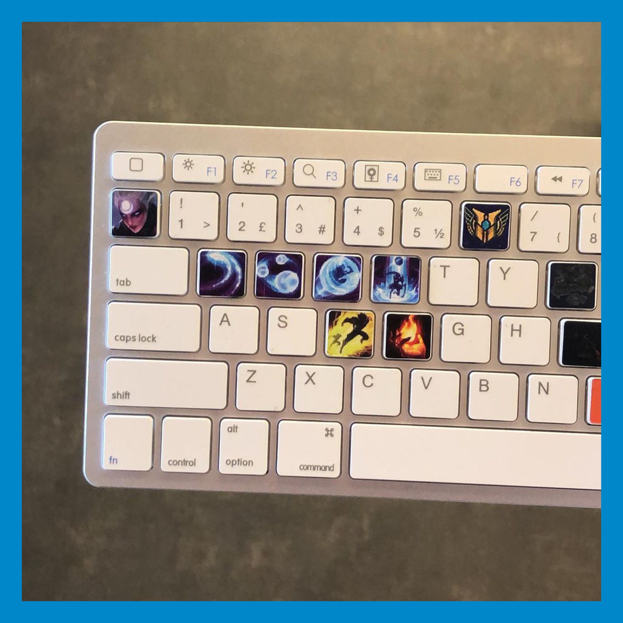 LOL Keycaps Sticker League of Legends Game Skill Keycaps - Etsy