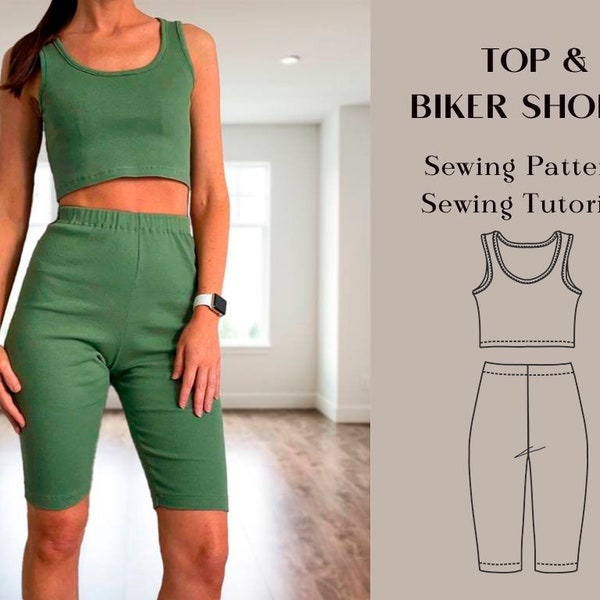 Yoga Shorts Pattern - Etsy