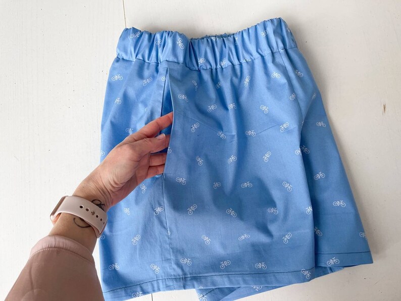 High Waisted Shorts Sewing Pattern and Video Instructions - Etsy