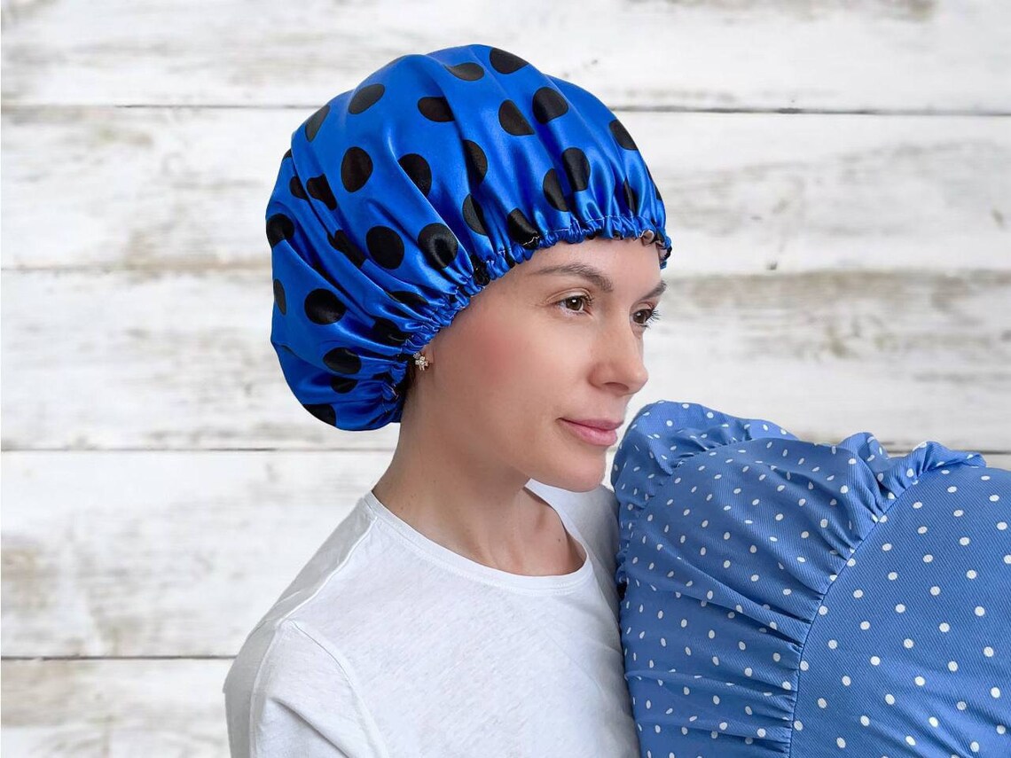 Reversible Satin Bonnet Sewing Pattern With Video Instructions, Hair ...