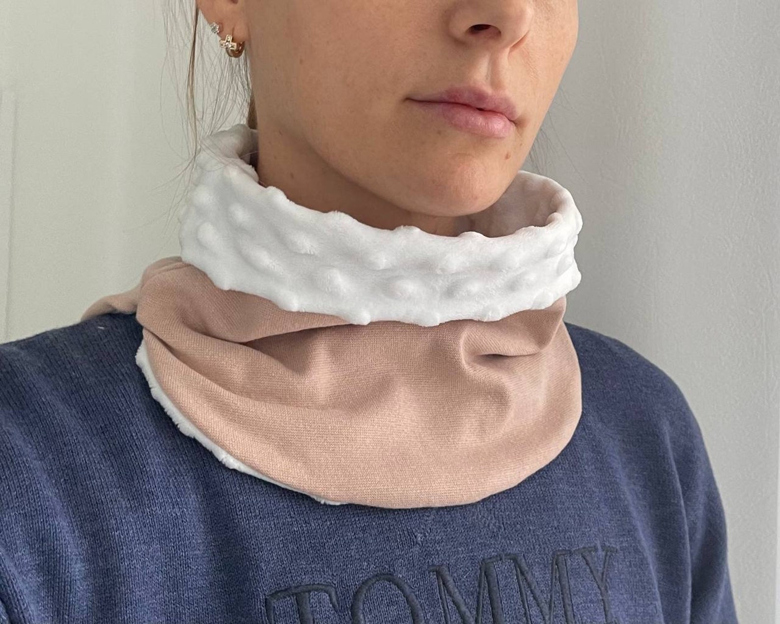 Reversible Neck Warmer Sewing Pattern, Neck Scarf Sewing Pattern, Neck Warmer Snood Scarf Sewing ...