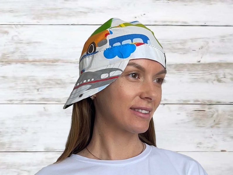 Set of 2 Welding Caps Sewing Pattern in 5 Sizes and Video Instructions ...