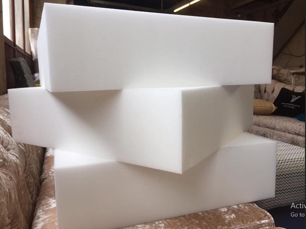 High-density Upholstery Foam Cut to Any Size Firm Sheet for Sofa Dining ...