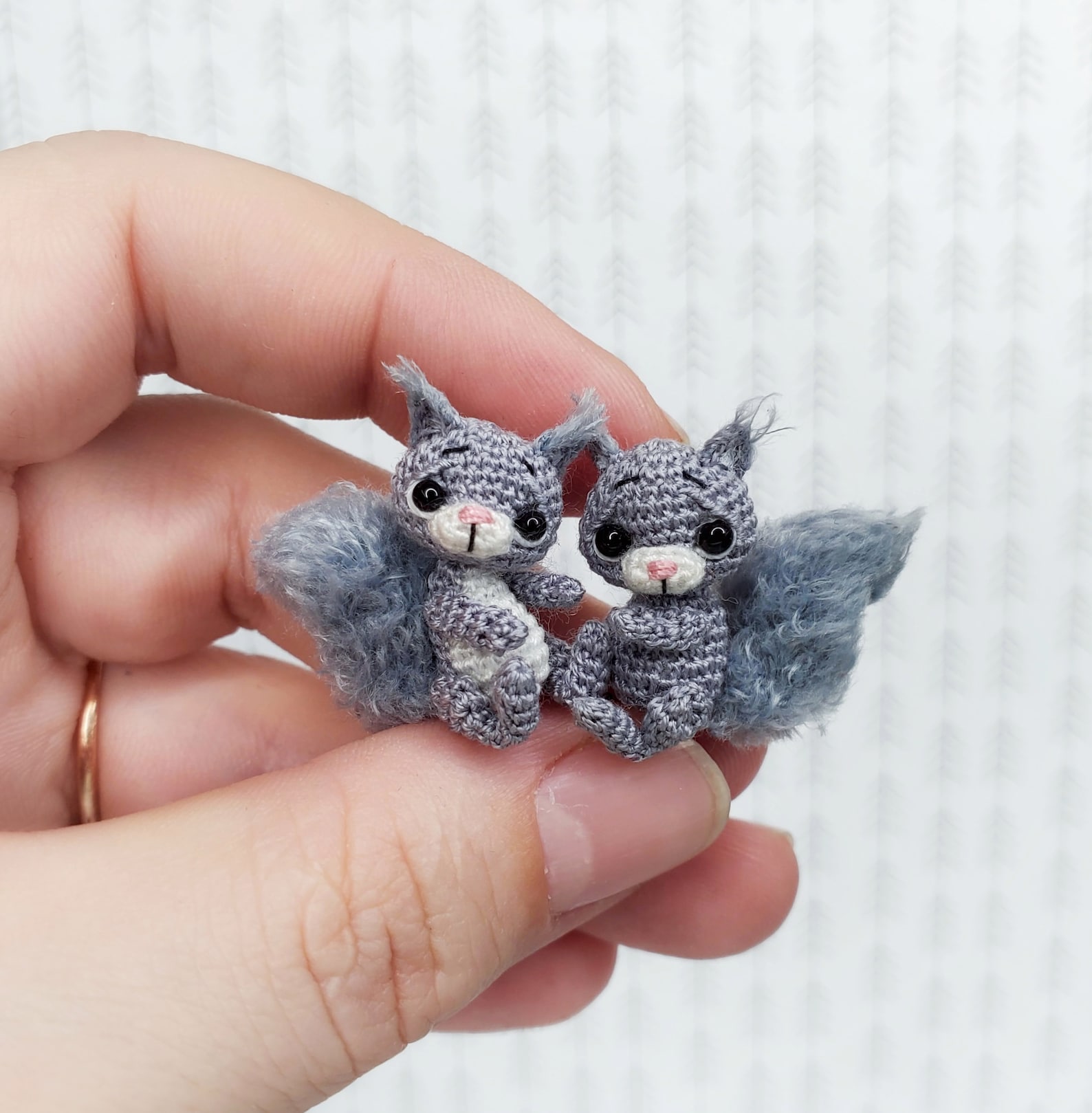 Custom Micro Squirrel Dollhouse Miniature Tiny Squirrel. Doll - Etsy