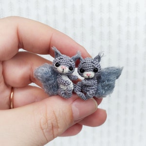 Custom Micro Squirrel Dollhouse Miniature Tiny Squirrel. Doll Pet ...