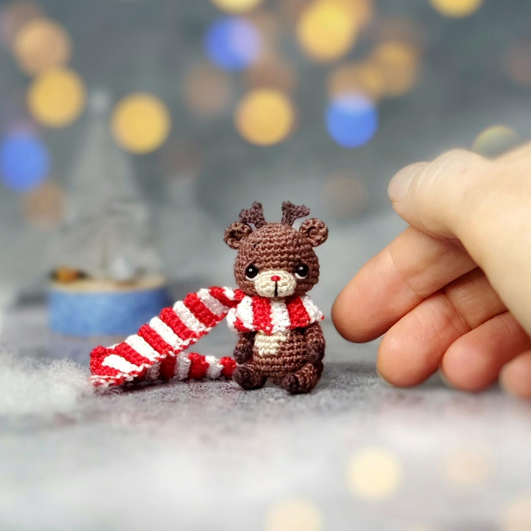 Custom Micro Deer Dollhouse Miniature Christmas Reindeer. Doll Pet ...