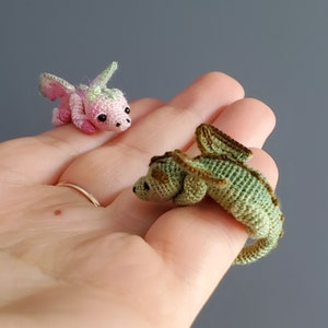 Custom Micro Baby Dragon. Dollhouse Miniature Tiny Dragon. Doll Pet ...