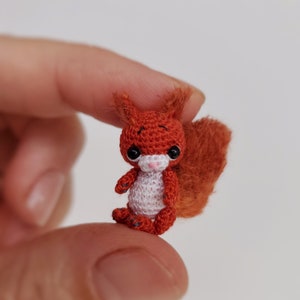 Custom Micro Squirrel Dollhouse Miniature Tiny Squirrel. Doll Pet ...