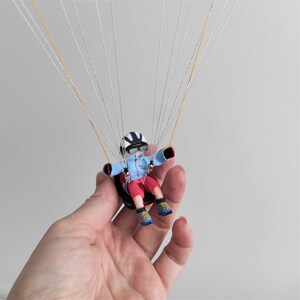 Paraglider PG, Felt Miniature, Small Model, Mini Paraglider, Gift for ...