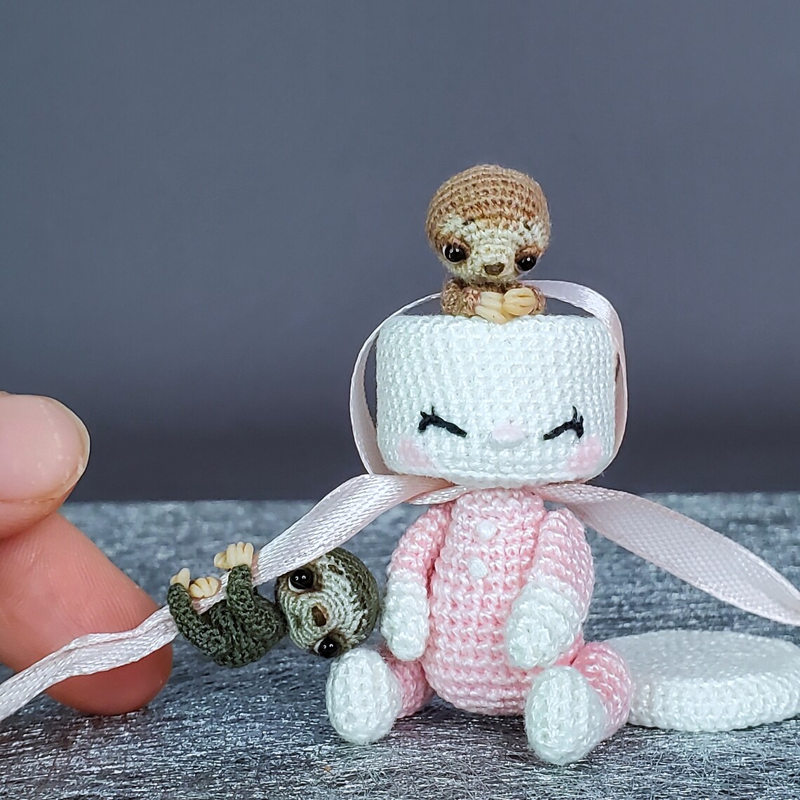 Mini Crocheted Unusual Gift-box Miniature, Custom Box for Jewelry - Etsy