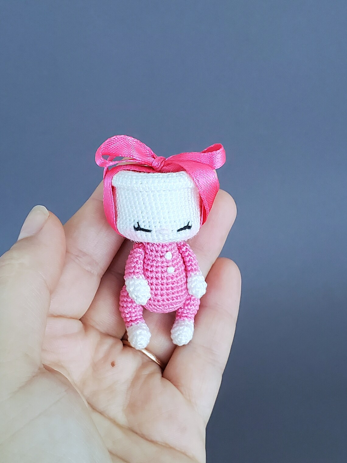 Mini Crocheted Unusual Gift-box Miniature, Custom Box for Jewelry - Etsy