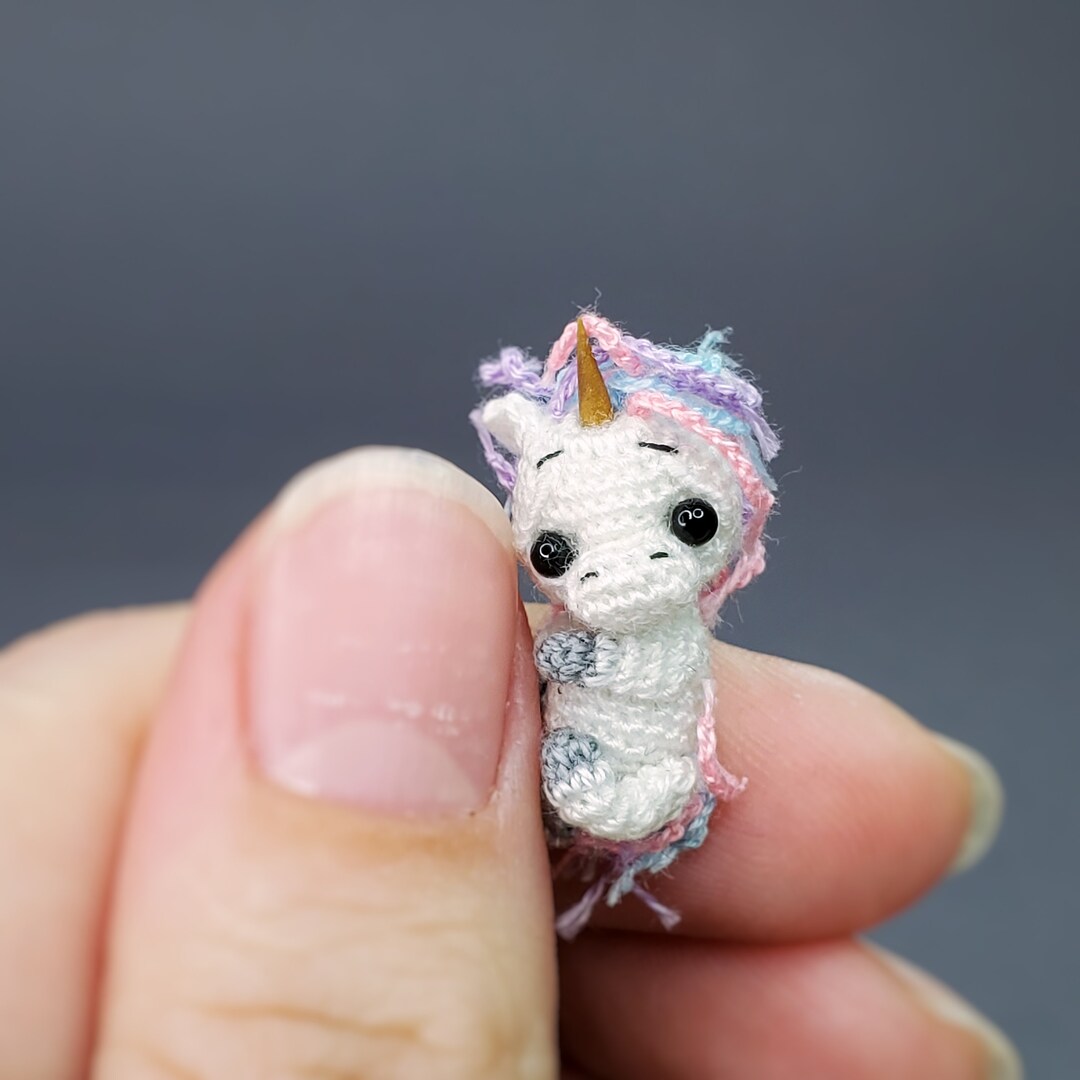 Custom Micro Unicorn Dollhouse Miniature Tiny Unicorn. Doll Pet Unicorn ...