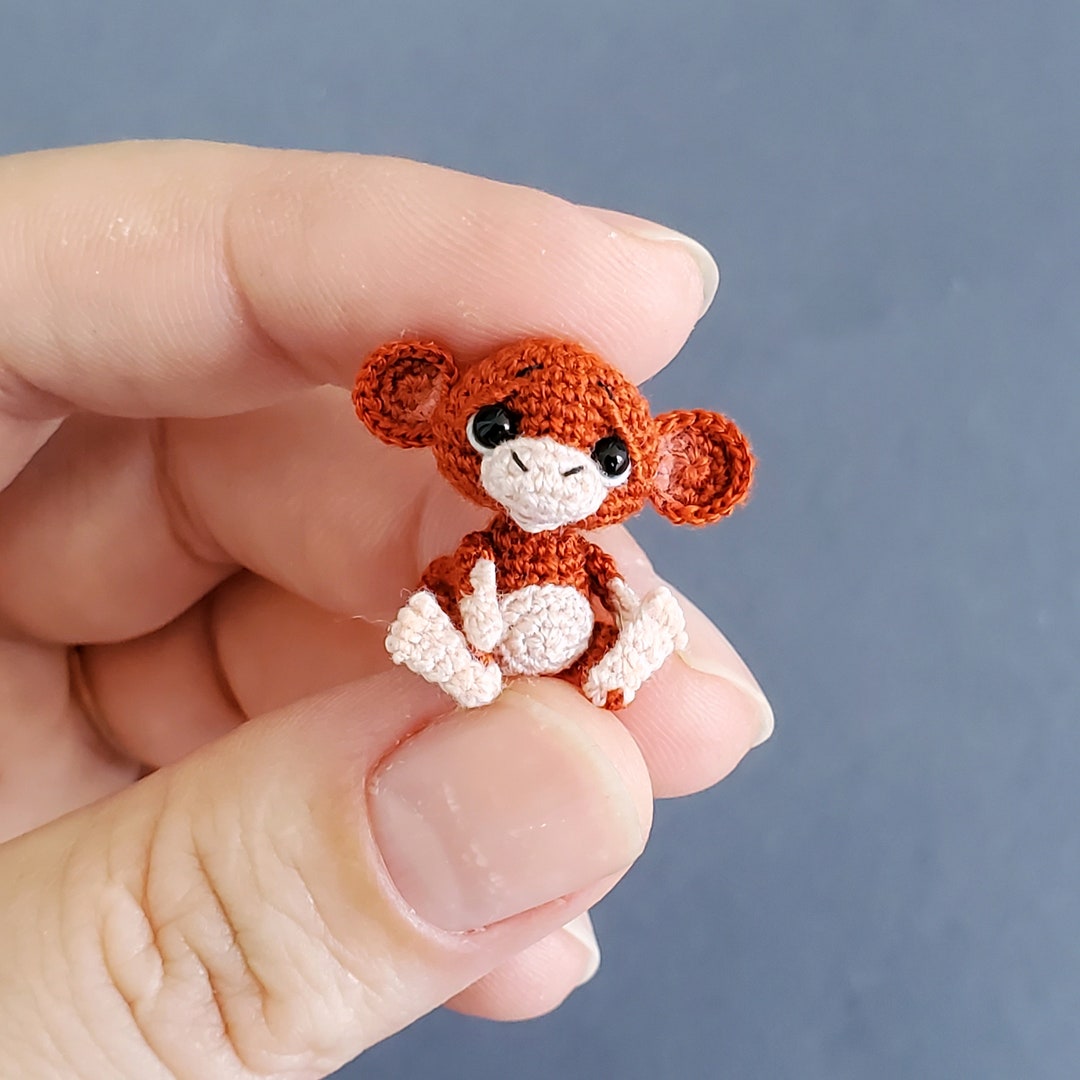 Custom Micro Monkey Dollhouse Miniature Tiny Monkey. Doll Pet Monkey ...