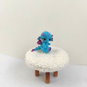 Custom Mini Baby Dino/dragon. Dollhouse Miniature Tiny Dragon. Doll Pet ...