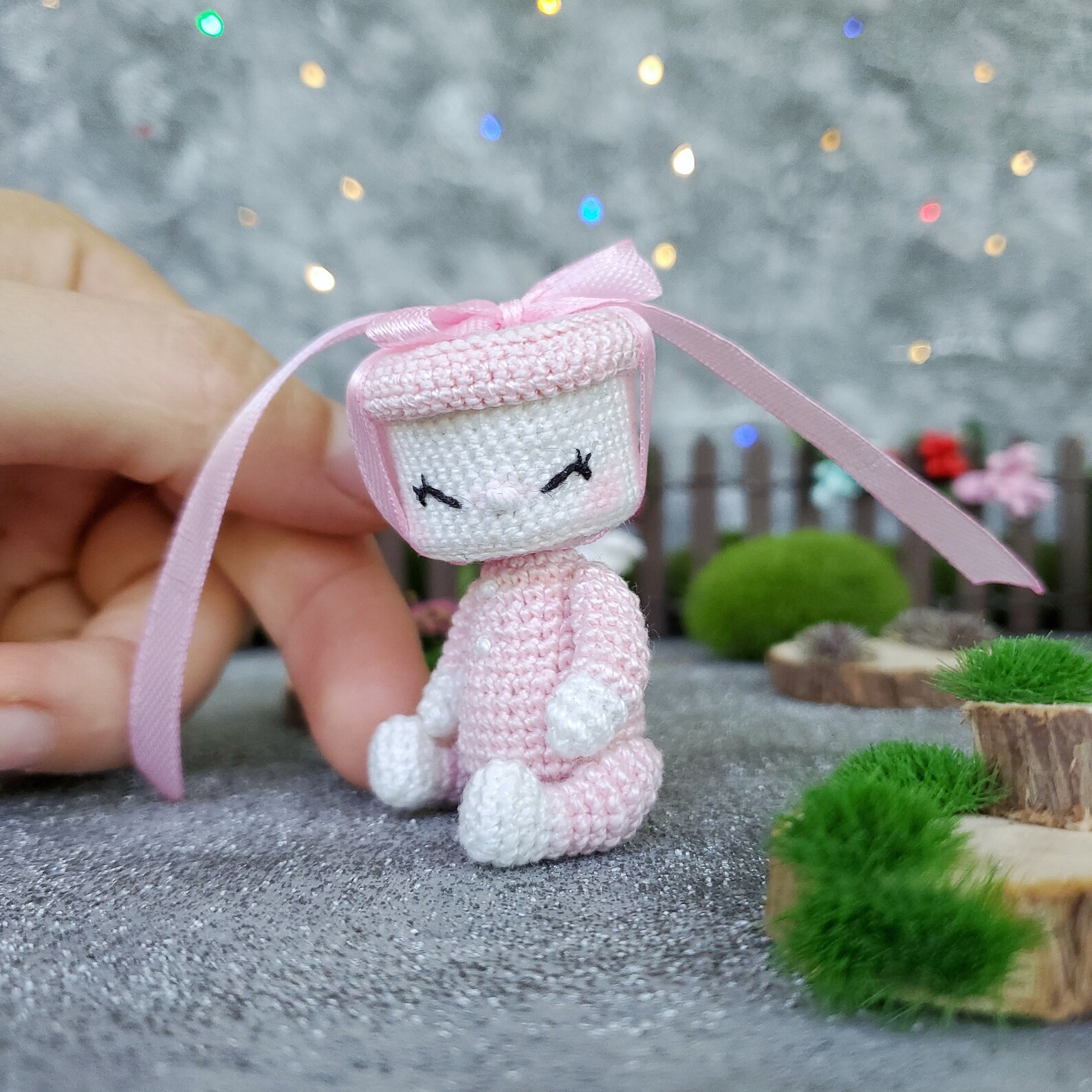Mini Crocheted Unusual Gift-box Miniature, Custom Box for Jewelry - Etsy