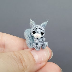 Custom Micro Squirrel Dollhouse Miniature Tiny Squirrel. Doll Pet ...