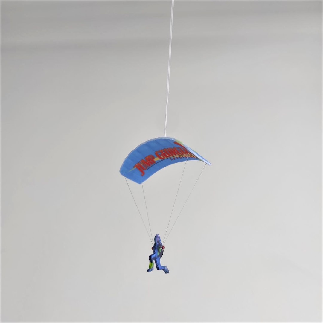Personalized Felt Skydiver Ornament, Car Decor, Parachute Gift - Etsy