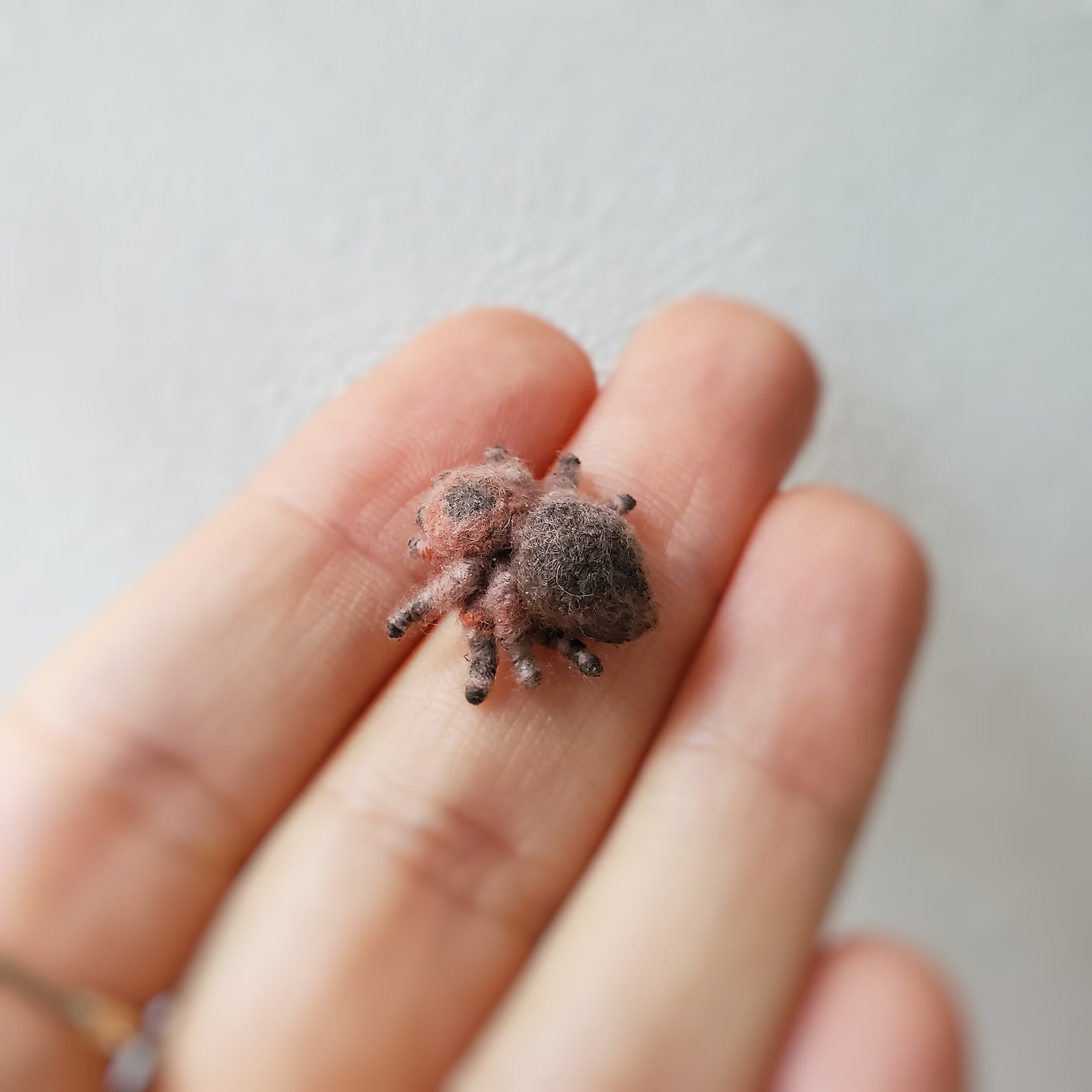 Crochet Tarantula Spider: Miniature Halloween Dollhouse Decor - Etsy