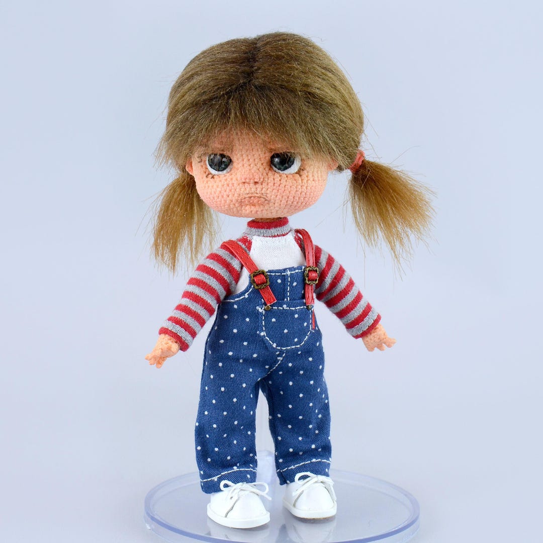 Collectible Crochet Doll - Incredibly Sweet Grumpy Baby - Etsy
